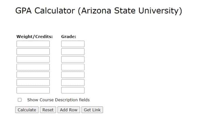 4 Best ASU GPA Calculator To Use - JSCalc Blog