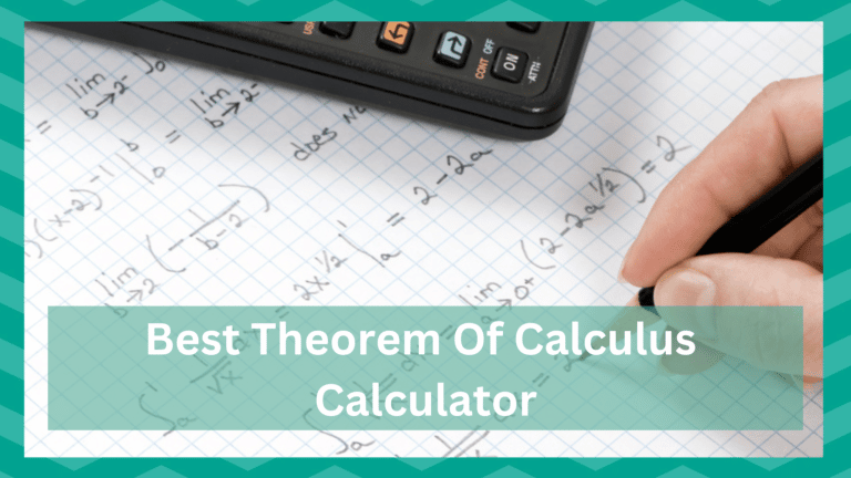 5 Best Fundamental Theorem of Calculus - JSCalc Blog