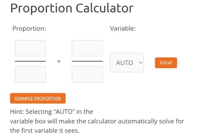 4 Best Best Proportions Calculator - JSCalc Blog