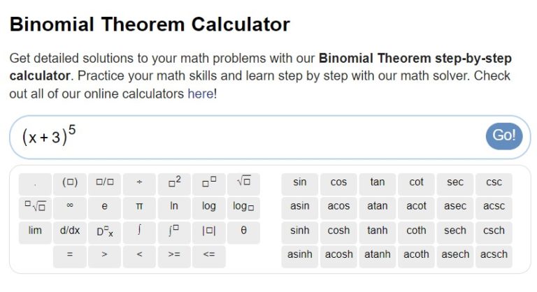5 Best Binomial Theorem Calculator - JSCalc Blog