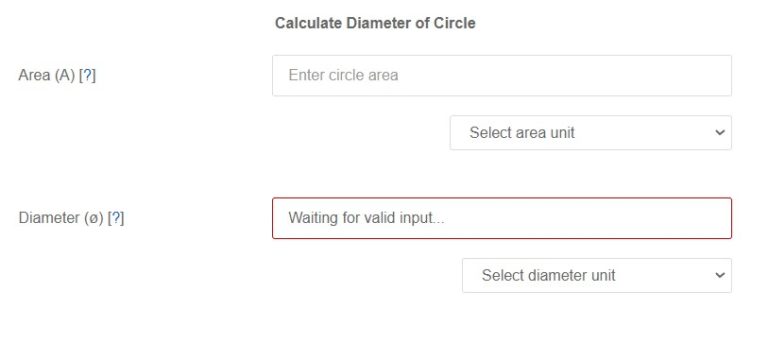 6 Best Diameter of a Circle Calculator - JSCalc Blog