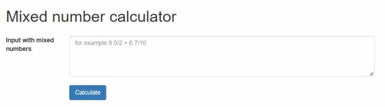 4 Best Mixed Numbers Calculator To Try! - JSCalc Blog