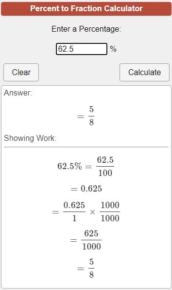 4 Best Percent to Fraction Calculator - JSCalc Blog