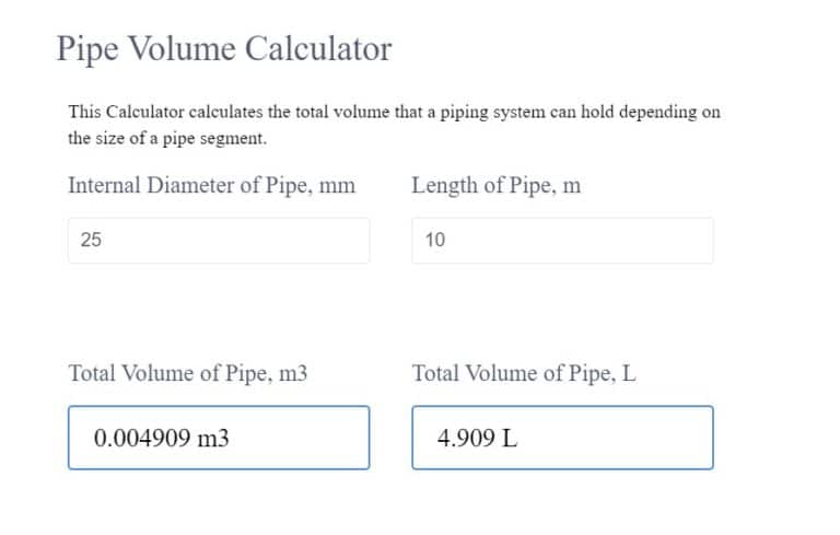 7 Best Pipe Volume Calculator - JSCalc Blog