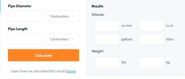7 Best Pipe Volume Calculator - JSCalc Blog
