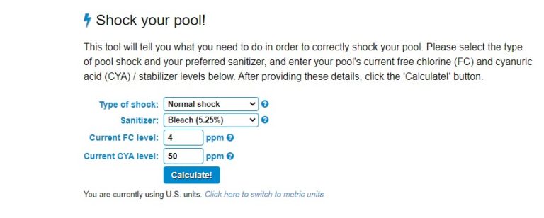7 Best Pool Shock Calculator That You Need To Try - JSCalc Blog