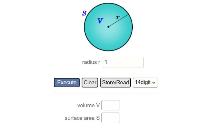 5 Best Volume Of Sphere Calculator That You Can Try - JSCalc Blog