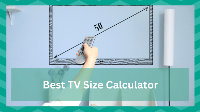 4 Best TV Size Calculator To Check Out! - JSCalc Blog
