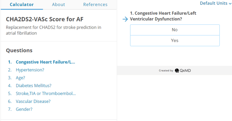 3 Best CHADS2VASc Calculator - JSCalc Blog