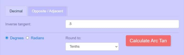 3 Best Inverse Tan Calculator - JSCalc Blog