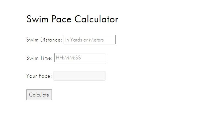 4 Best Swim Pace Calculator - JSCalc Blog