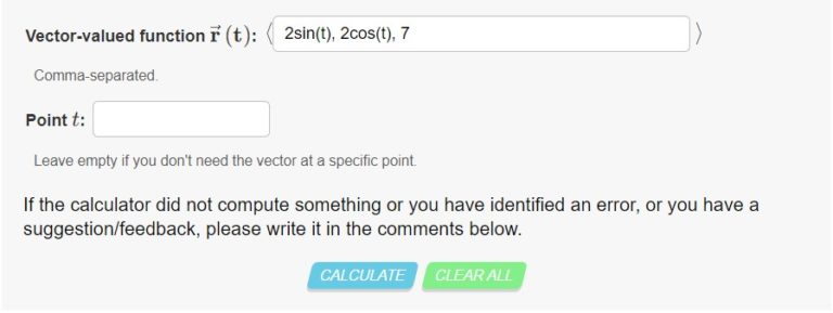 3 Best Unit Tangent Vector Calculator - JSCalc Blog