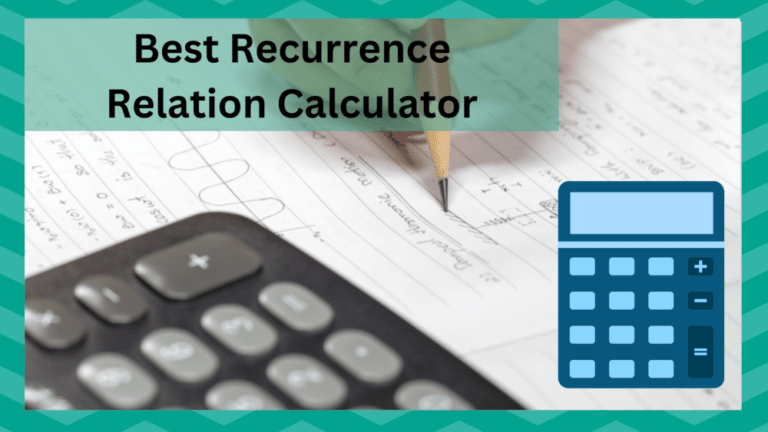 3 Best Recurrence Relation Calculator Jscalc Blog