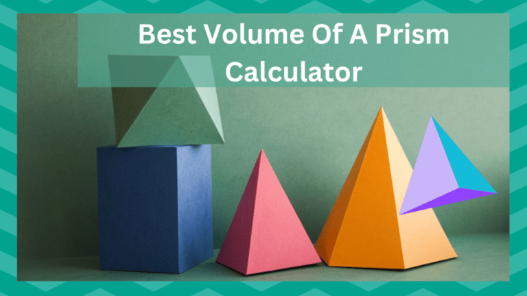 4 Best Volume Of A Prism Calculator - JSCalc Blog