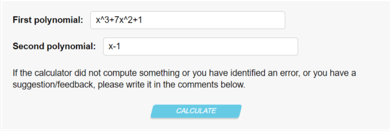 4 Best Divide Polynomials Calculator - JSCalc Blog