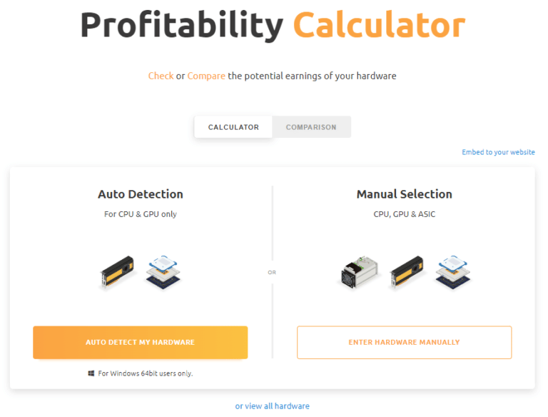 4 Of The Best NiceHash Profitability Calculator Sites - JSCalc Blog