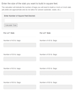 Deciding The Best Sakrete Calculator- 4 Sites - JSCalc Blog