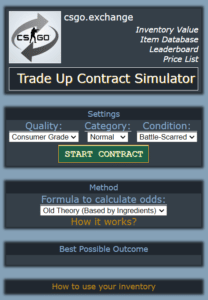 7 Best Trade Up Calculator For CS:GO - JSCalc Blog